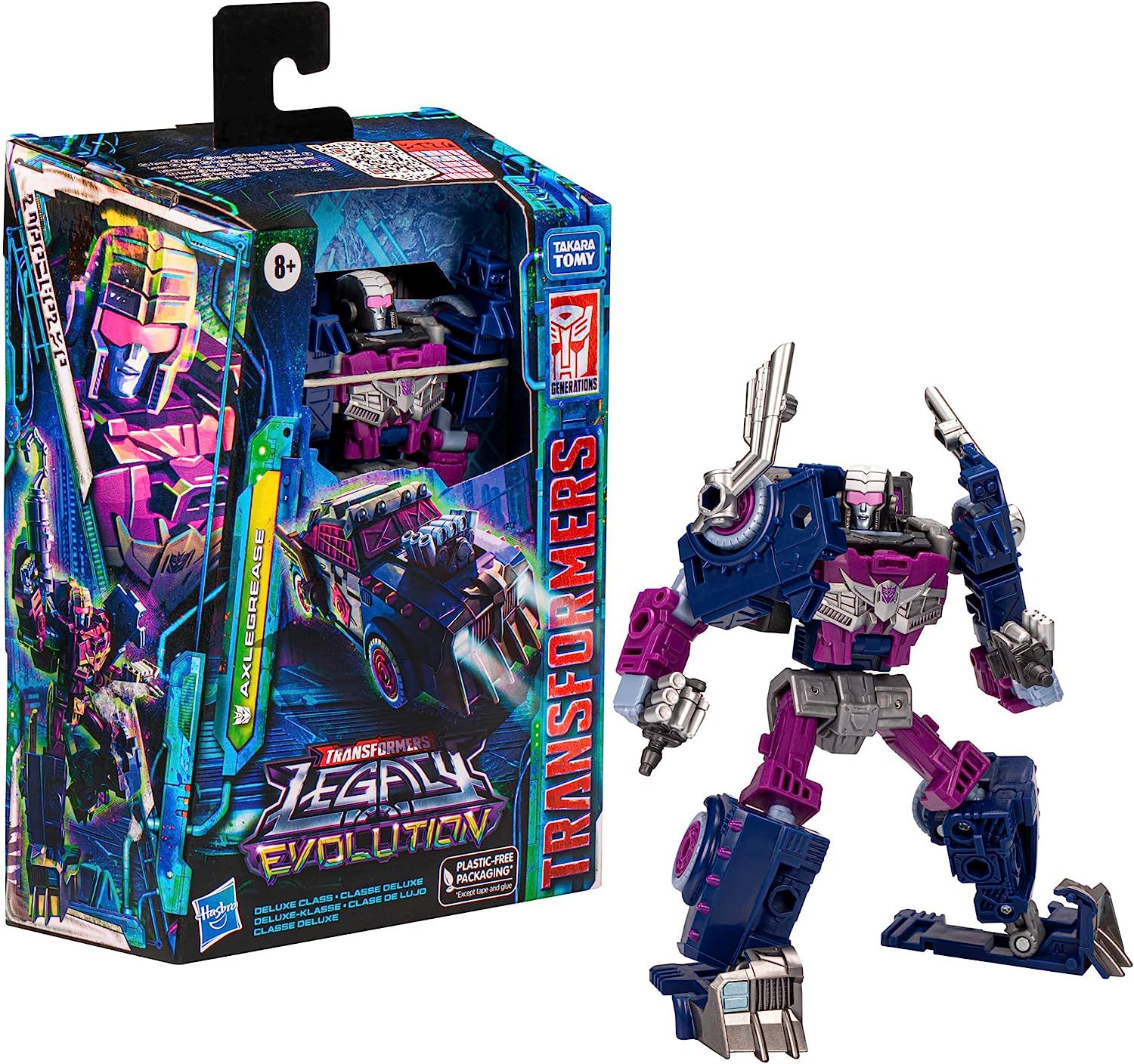 Boneco Transformers Legacy Evolution Axlegrease F7199 Hasbro - Star Brink Brinquedos