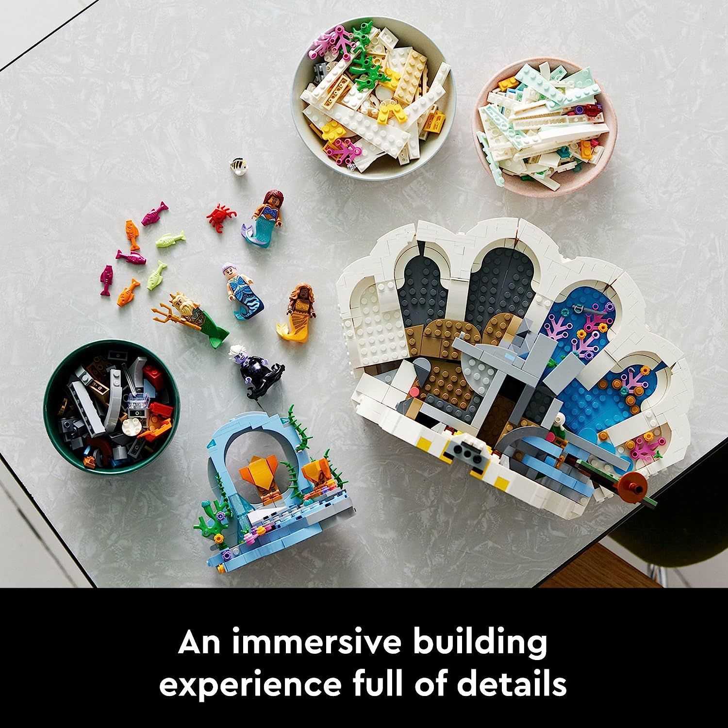 Lego Disney Concha Real da Pequena Sereia 43225 - Star Brink Brinquedos