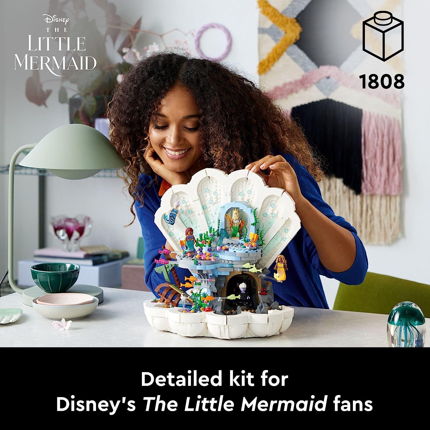 Lego Disney Concha Real da Pequena Sereia 43225 - Star Brink Brinquedos