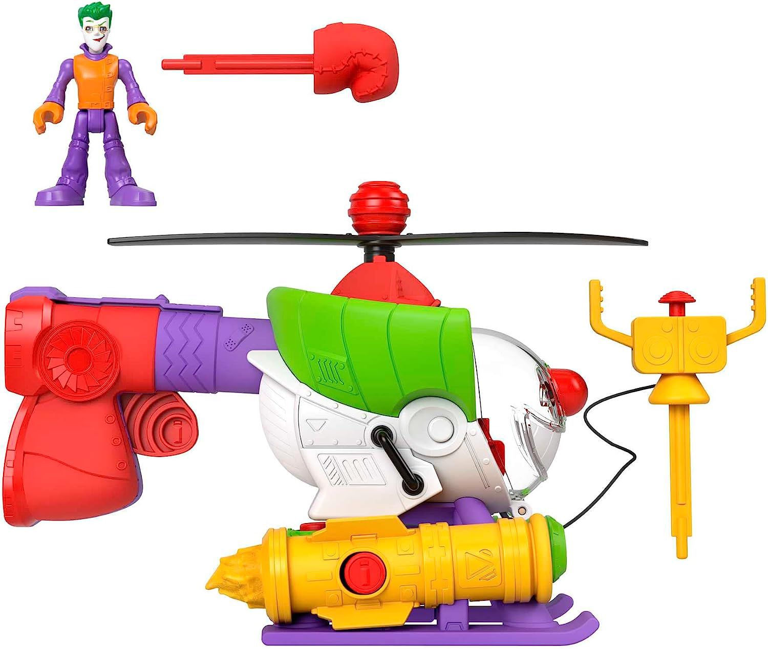 Imaginext DC Super Friends Veículo The Joker Robo Copter HMV09 Mattel ...