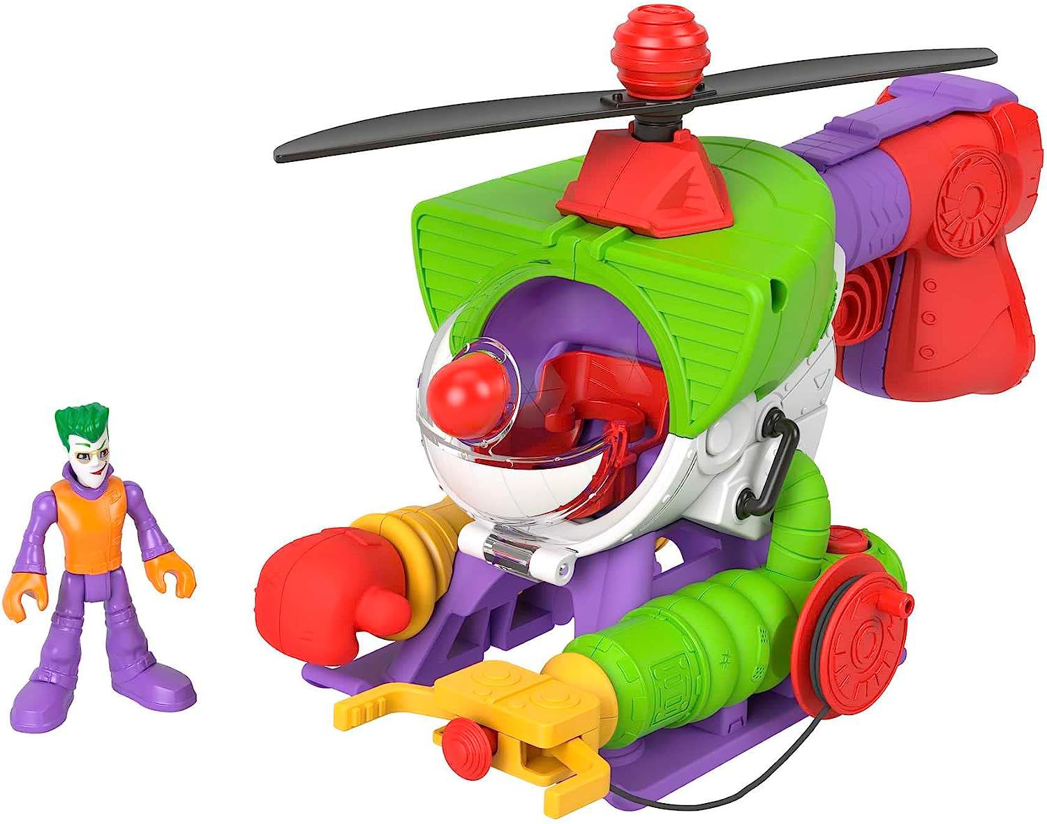Imaginext DC Super Friends Veículo The Joker Robo Copter HMV09 Mattel ...