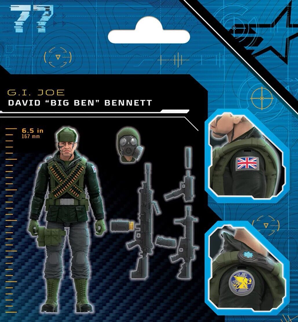 Boneco G.I. JOE Classified David “Big Ben” Bennett 77 F7737 - Star ...
