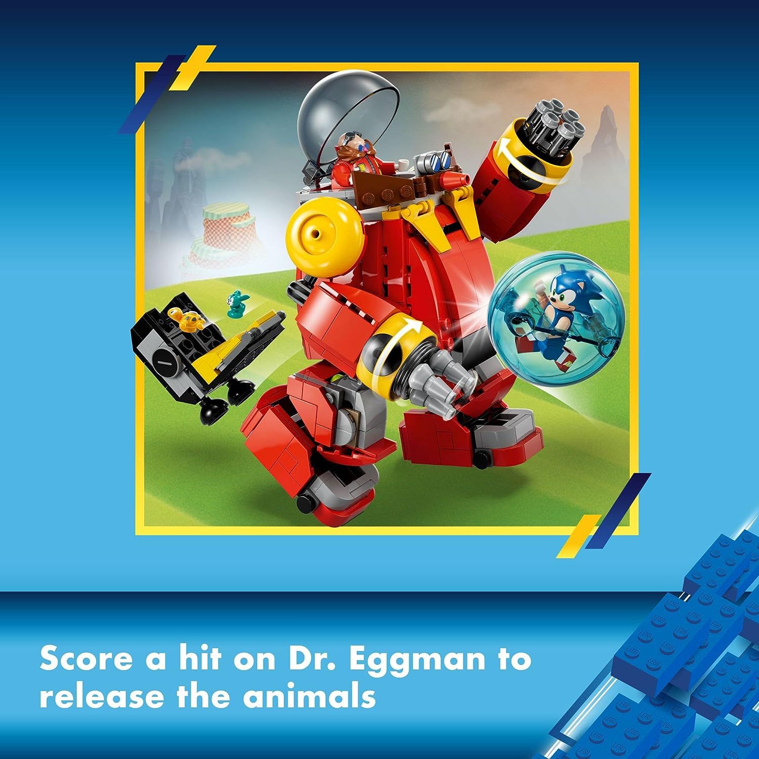 Lego Sonic vs. Robô Death Egg do Dr. Eggman 76993 - Star Brink Brinquedos
