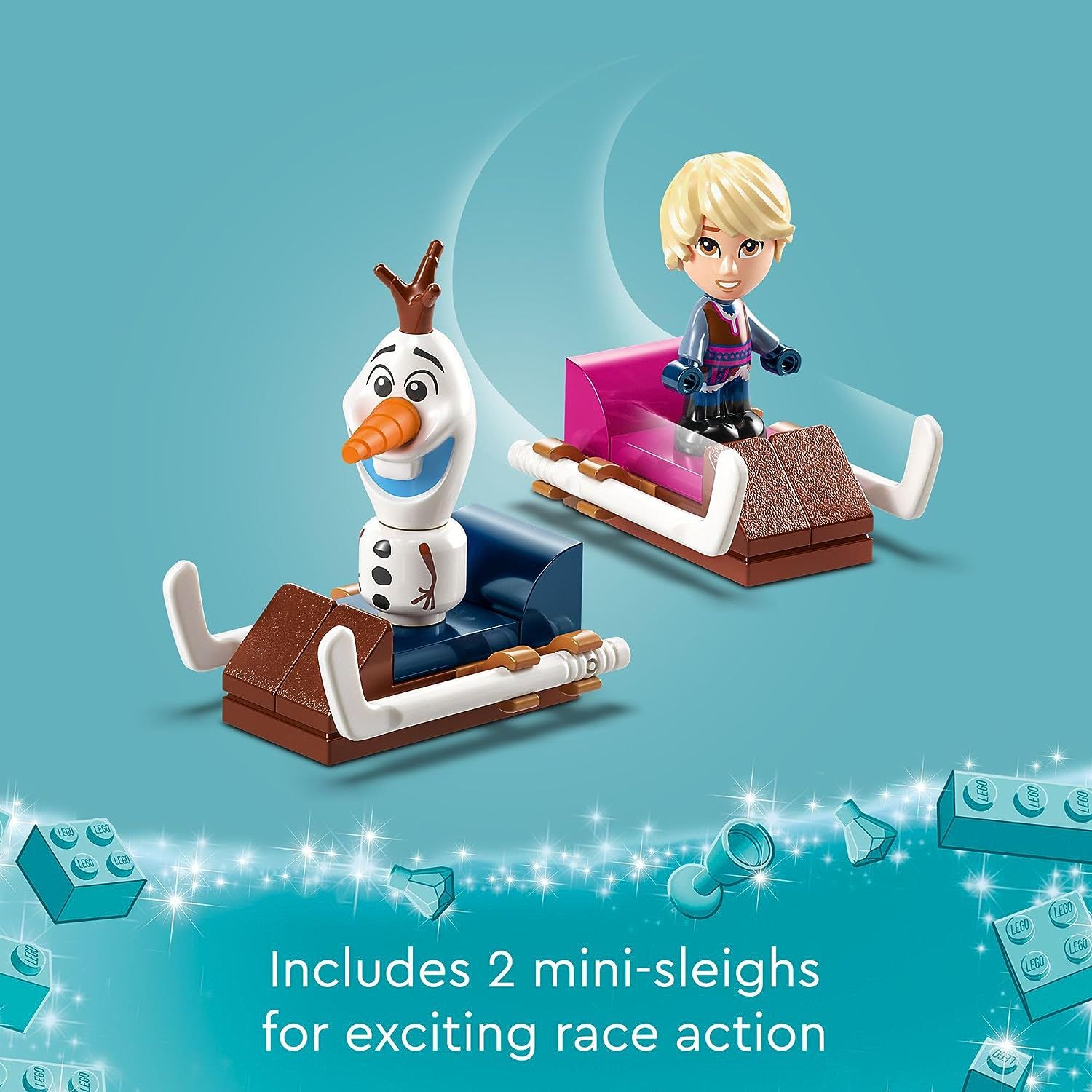 Lego Disney Frozen Carrossel Mágico da Anna e da Elsa 43218 - Star ...