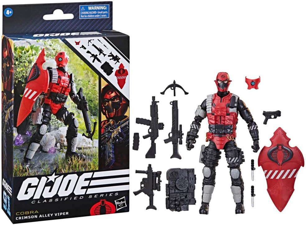 Boneco G.I. JOE Classified Series Crimson Alley Viper Hasbro F7739 ...