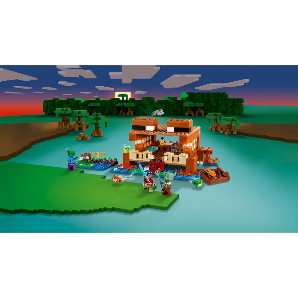 Lego Minecraft A Casa do Sapo 21256 - Star Brink Brinquedos
