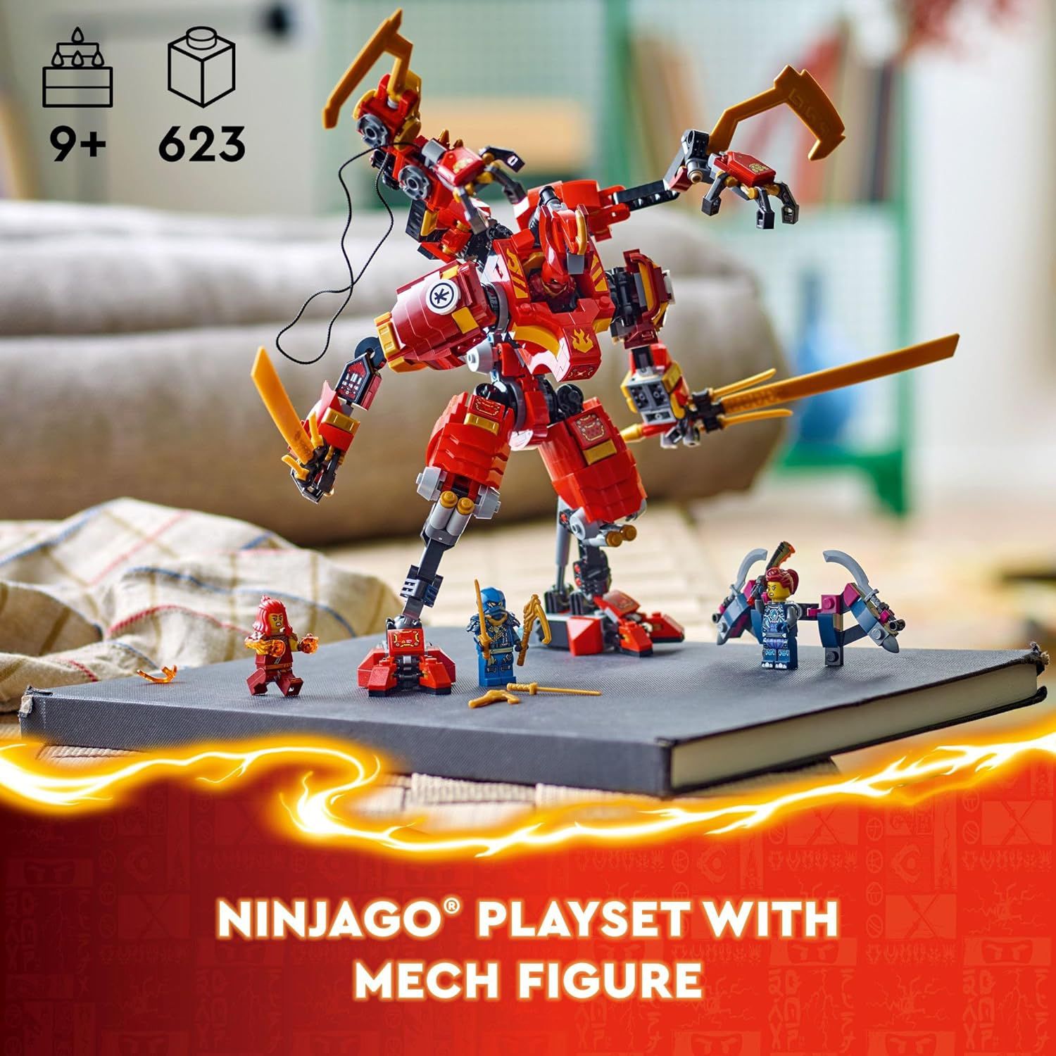 Lego Ninjago Robô Ninja Escalador do Kai 71812 - Star Brink Brinquedos