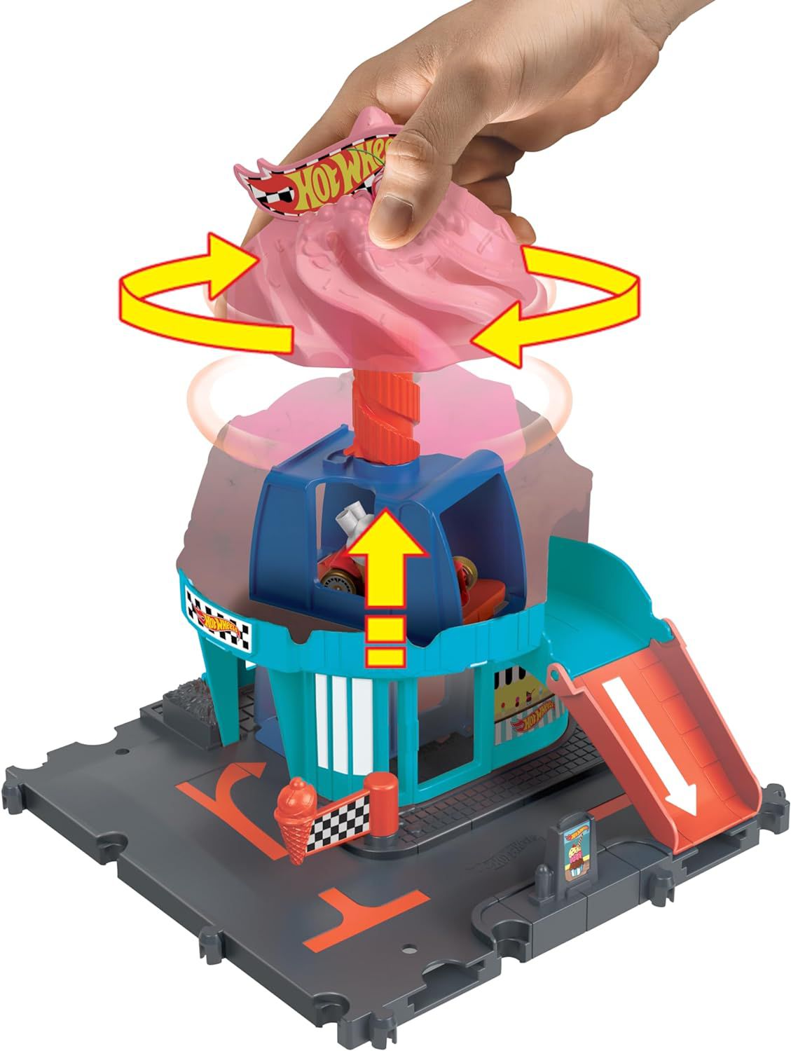 Hot Wheels City Pista de Brinquedo Sorveteria Mattel HTN77 - Star Brink ...