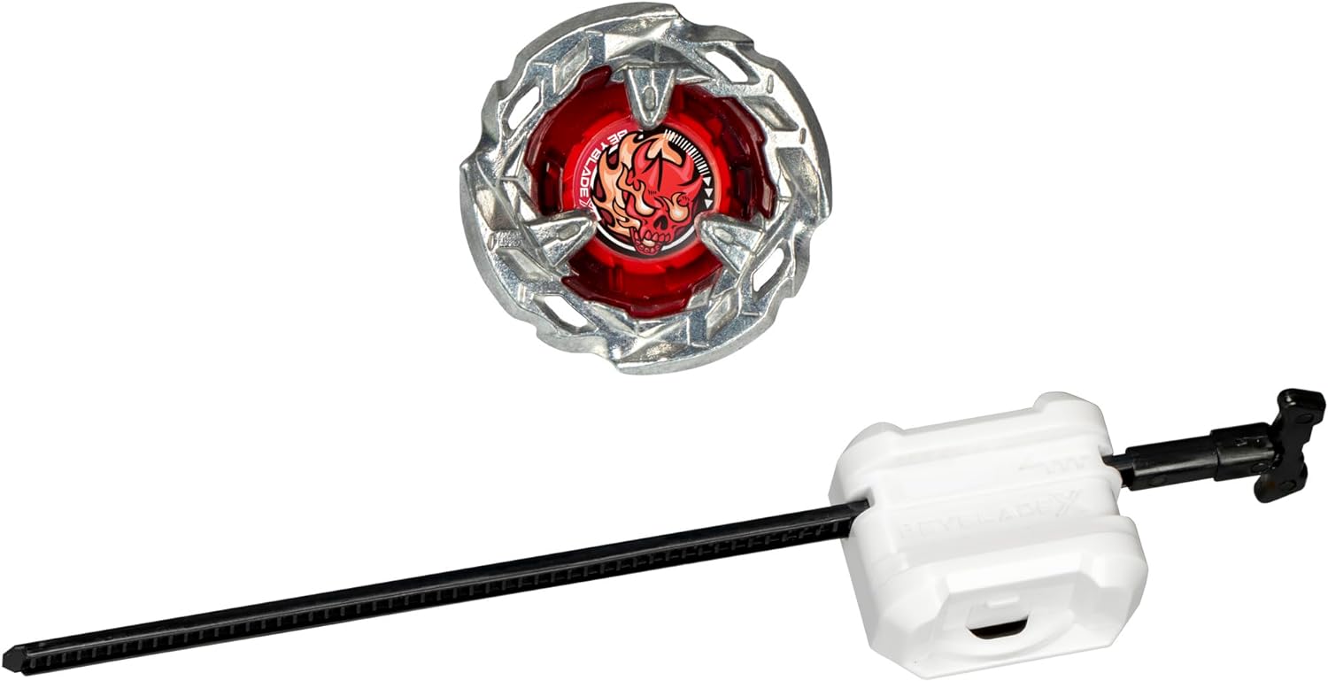 Beyblade X Scythe Incendio 4-60T Kit Inicial com pião e lançador Hasbro ...
