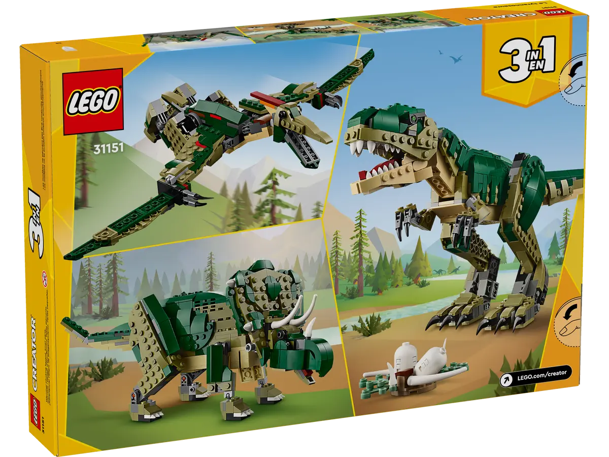 LEGO Creator T REX 3 em1 31151 - Star Brink Brinquedos