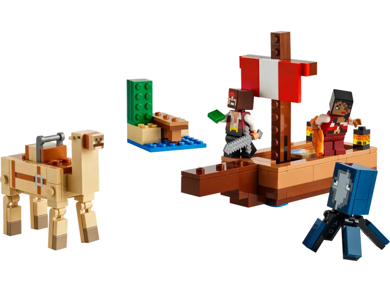 Lego Minecraft A Viagem Do Barco Pirata 21259 - Star Brink Brinquedos