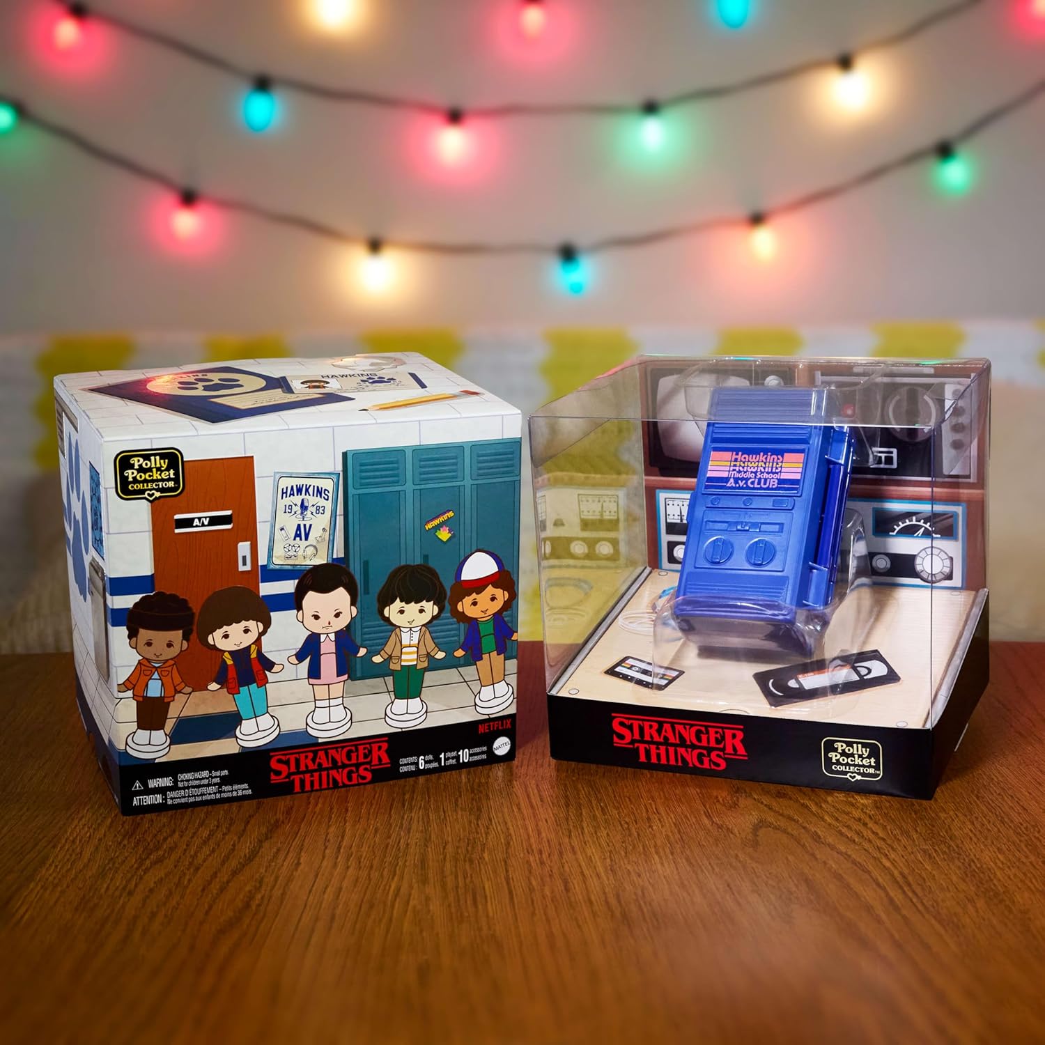 Polly Pocket Conjunto Stranger Things Mattel HWP22 - Star Brink Brinquedos