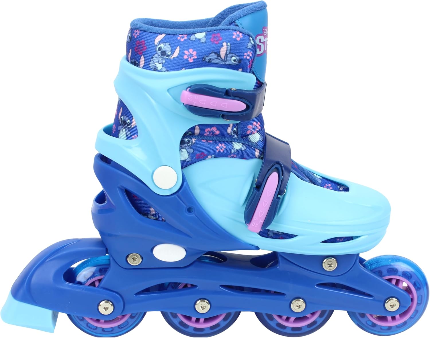 Patins 2 em 1 4 Rodas 32/35 com Kit de Proteção Stitch - Star Brink ...