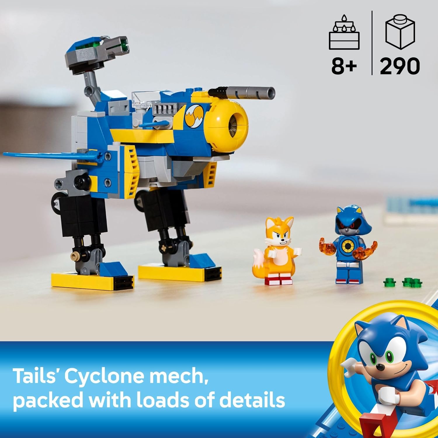 Lego Sonic Cyclone vs. Metal Sonic 77002 - Star Brink Brinquedos