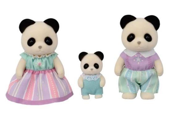 Sylvanian families Trio Familia Dos Pandas Graciosos 5770 - Star Brink ...