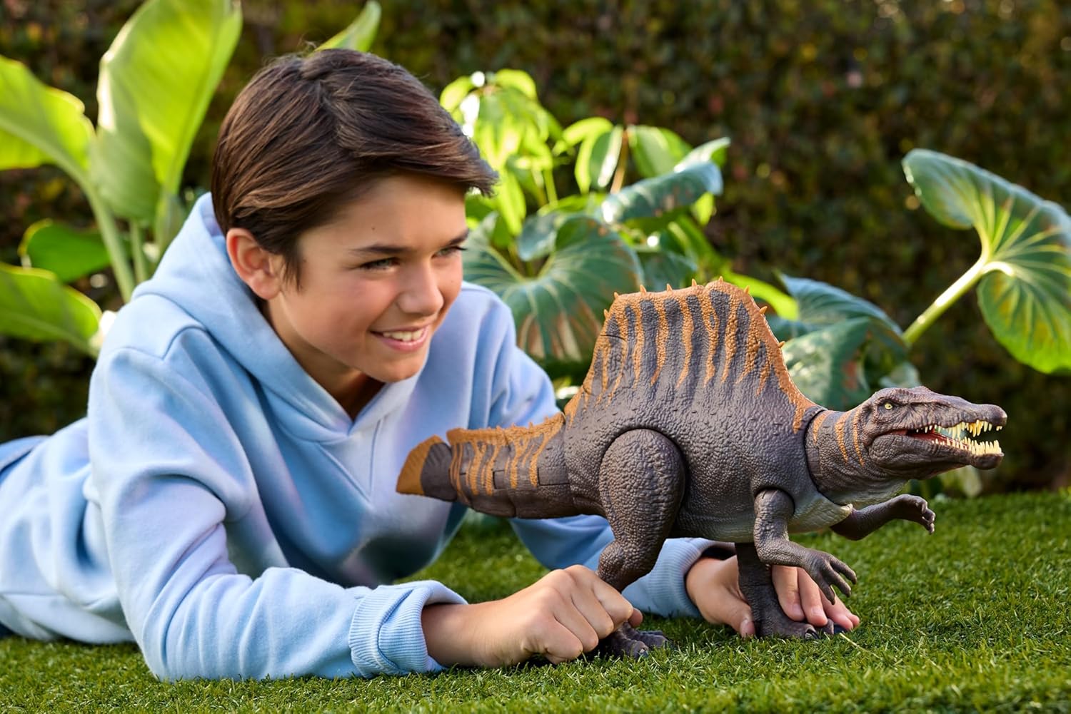 Jurassic World Dinossauro Rebirth Spinosaurus Mattel JGB56 - Star Brink Brinquedos