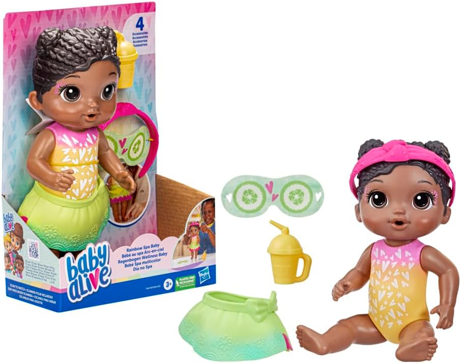 Boneca Baby Alive Rainbow Spar Baby Hasbro F5619 - Star Brink Brinquedos