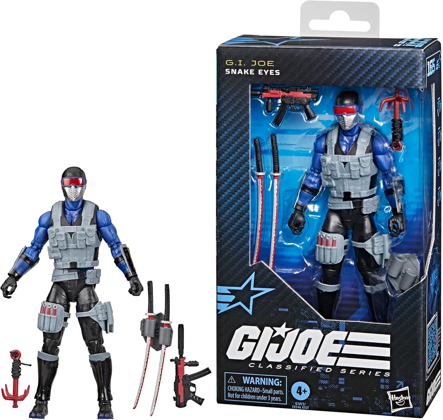 BONECO GI JOE SNAKE EYES G1073 - Star Brink Brinquedos