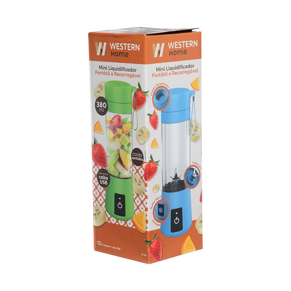 Mini Liquidificador Portátil e Recarregável USB 380ML - Tudofer ...