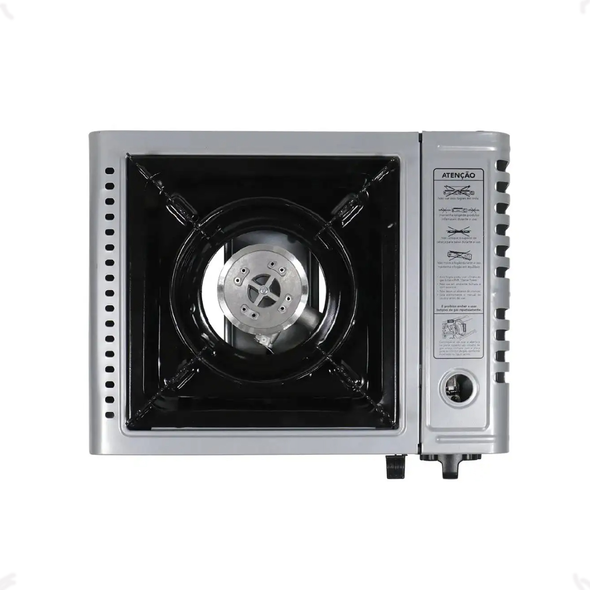 Fogareiro A Gás Atacama Acendimento Automático Cinza - Tudofer ...