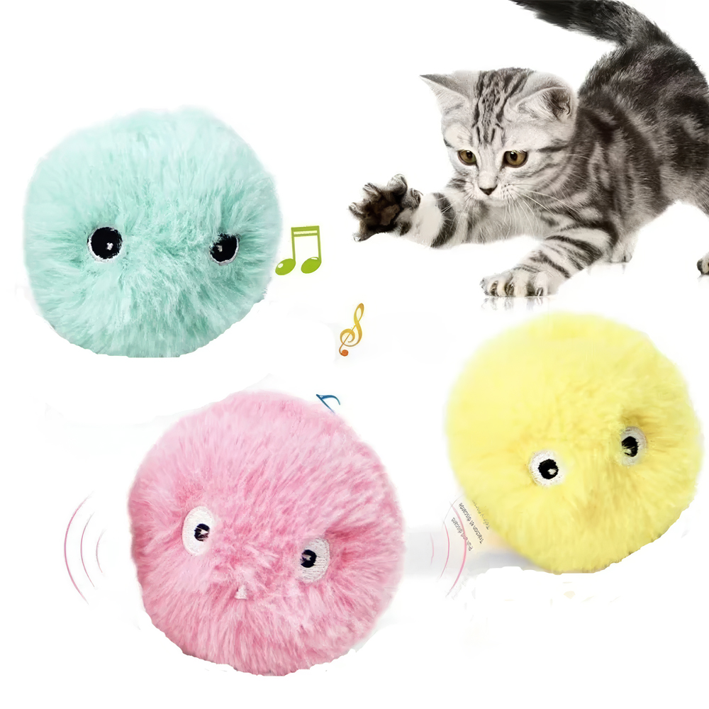 Bolinha Com Cat Nip e Som de Bichos para Gatos - Amarelo (Grilo ...