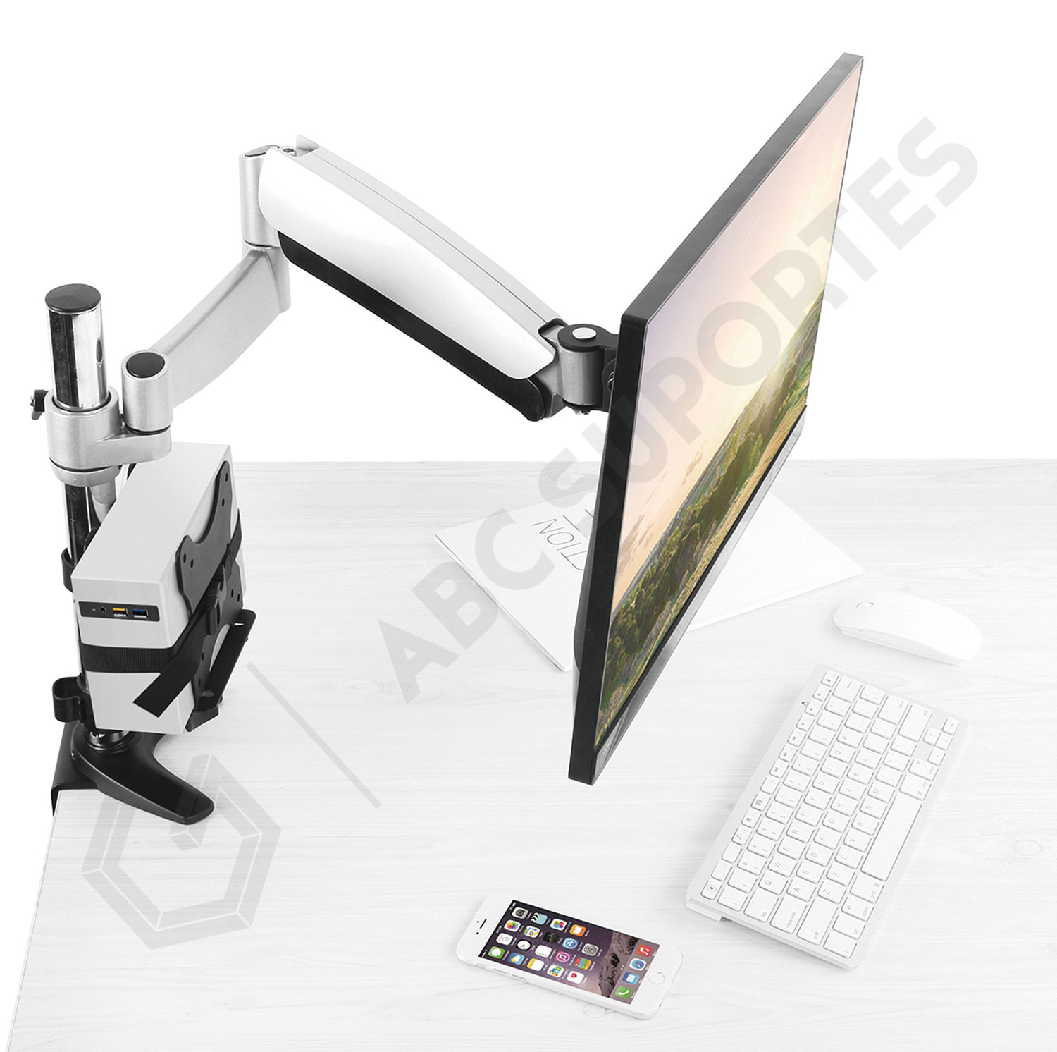 Suporte Vesa Universal para Mini PC, MAC Mini da Apple, Thin Client ...