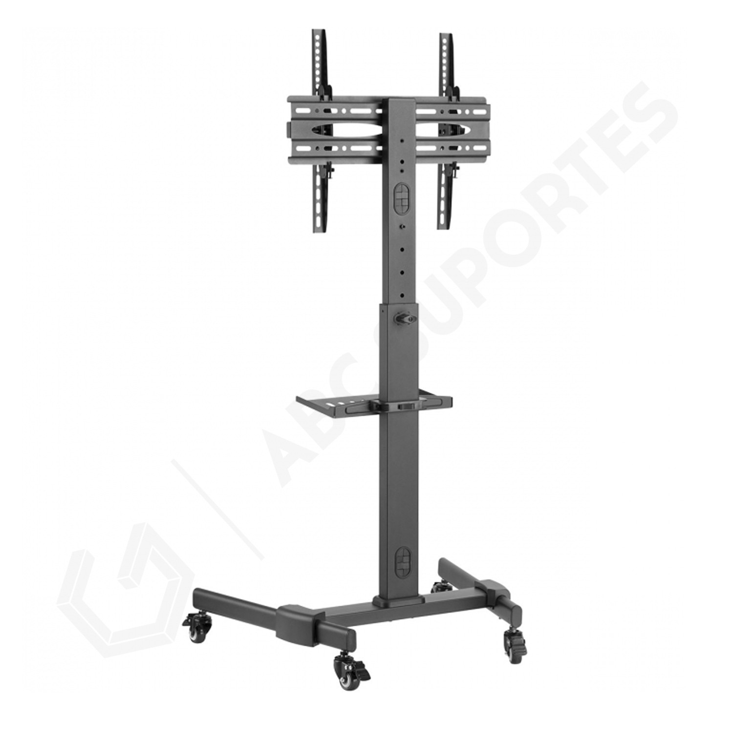 Suporte TV Pedestal com Rodízios e Bandeja 37 à 70 Polegadas SR150 ...