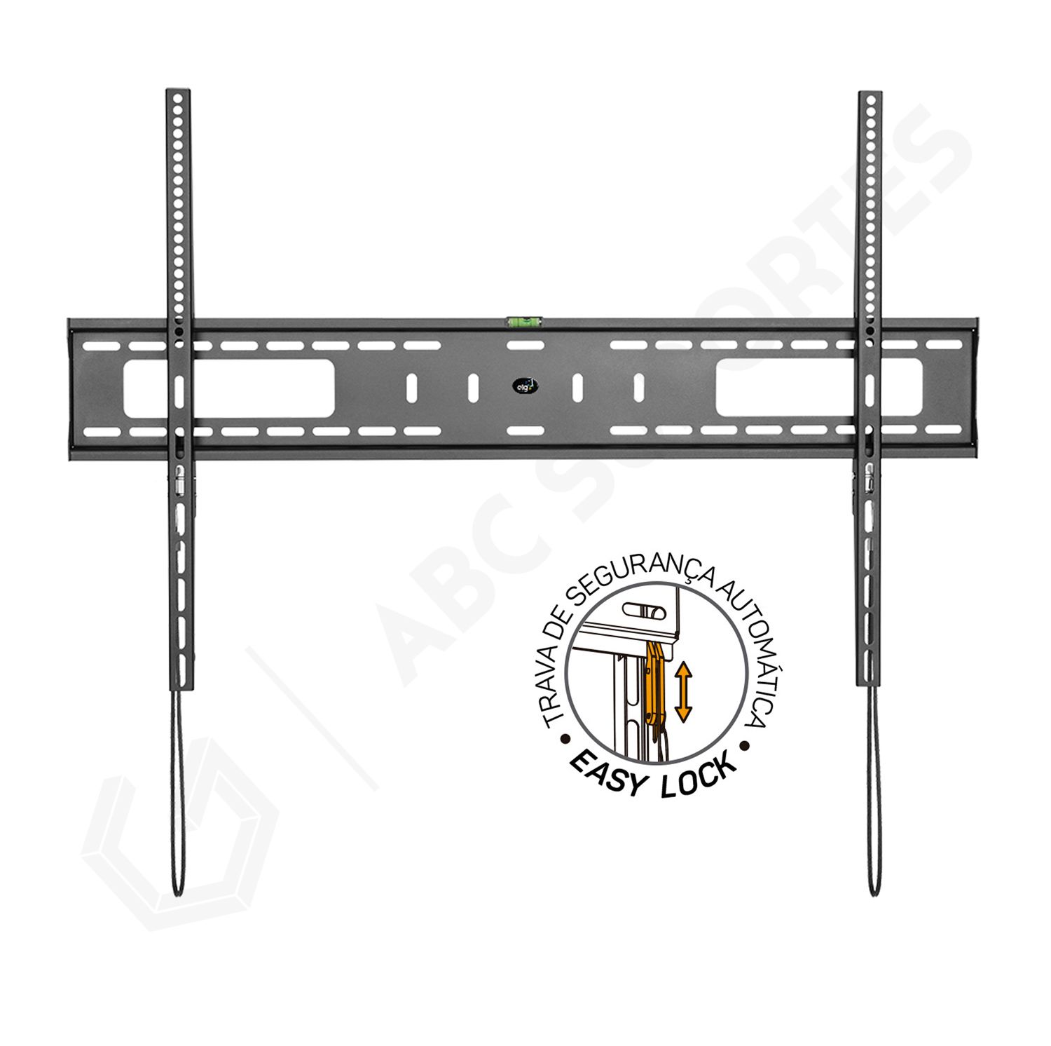 Suporte TV Fixo TELAS GIGANTES 55 à 100 Polegadas - ELG N01V8 - ABC ...