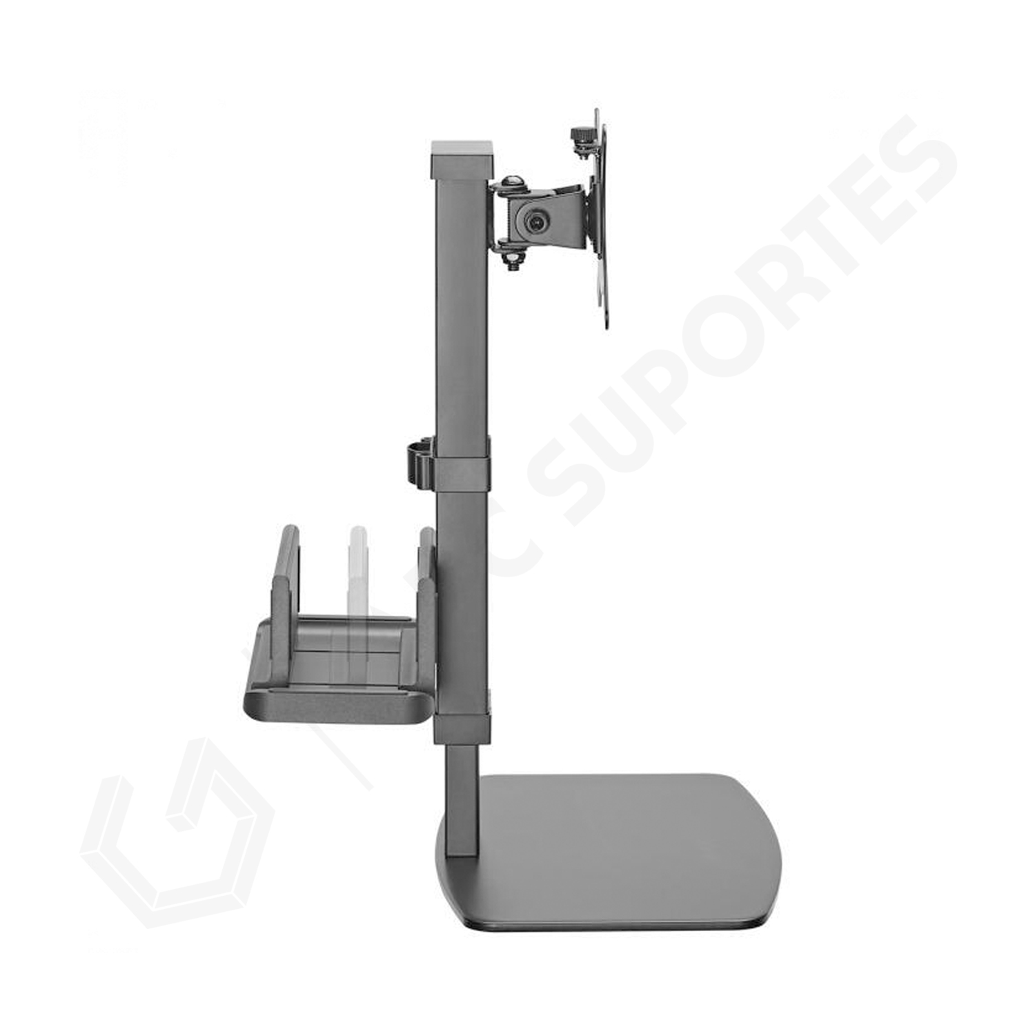 Suporte Mesa ALL-IN ONE com Ajuste Altura Para Monitor e MINI PC - ABC ...