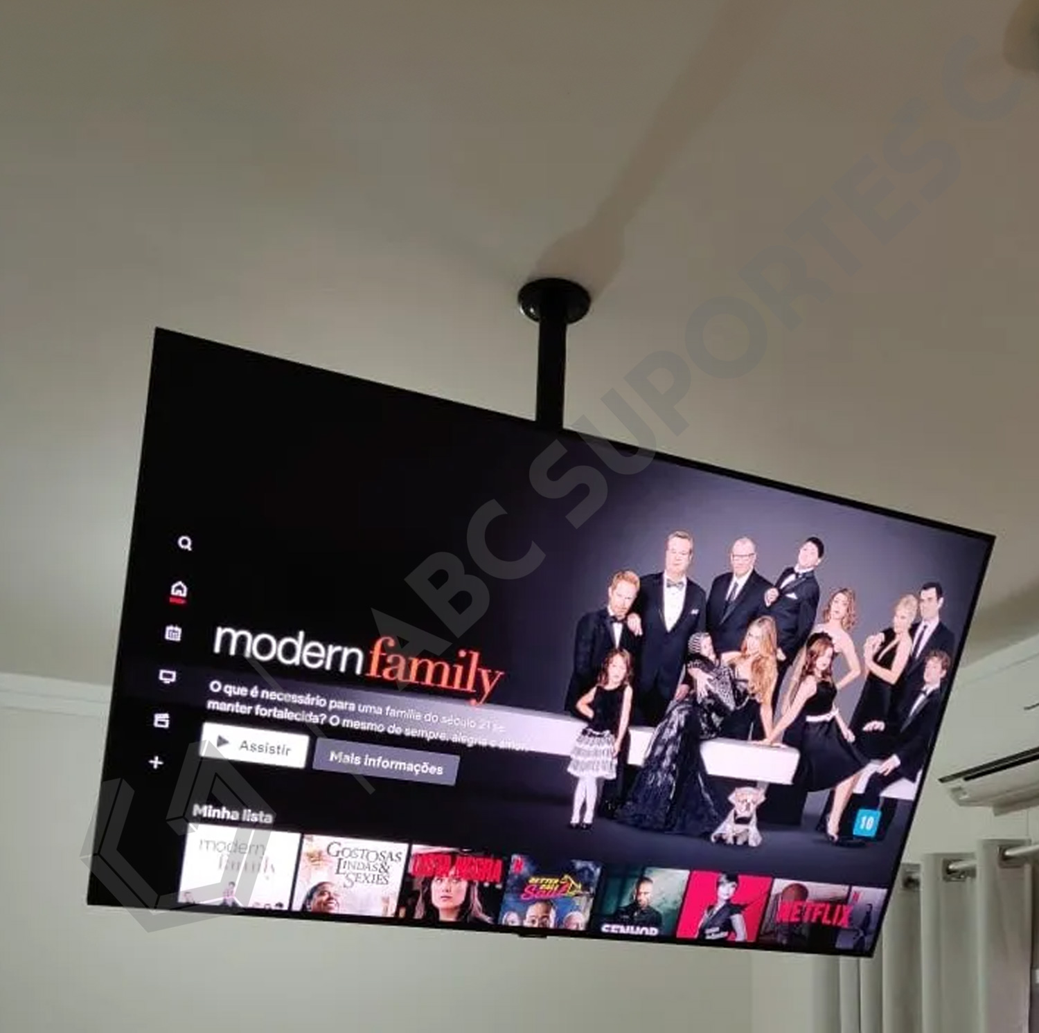 Suporte TV Teto Telescópio 360° 19 à 65 Polegadas SLF-4040TTG-B - ABC ...