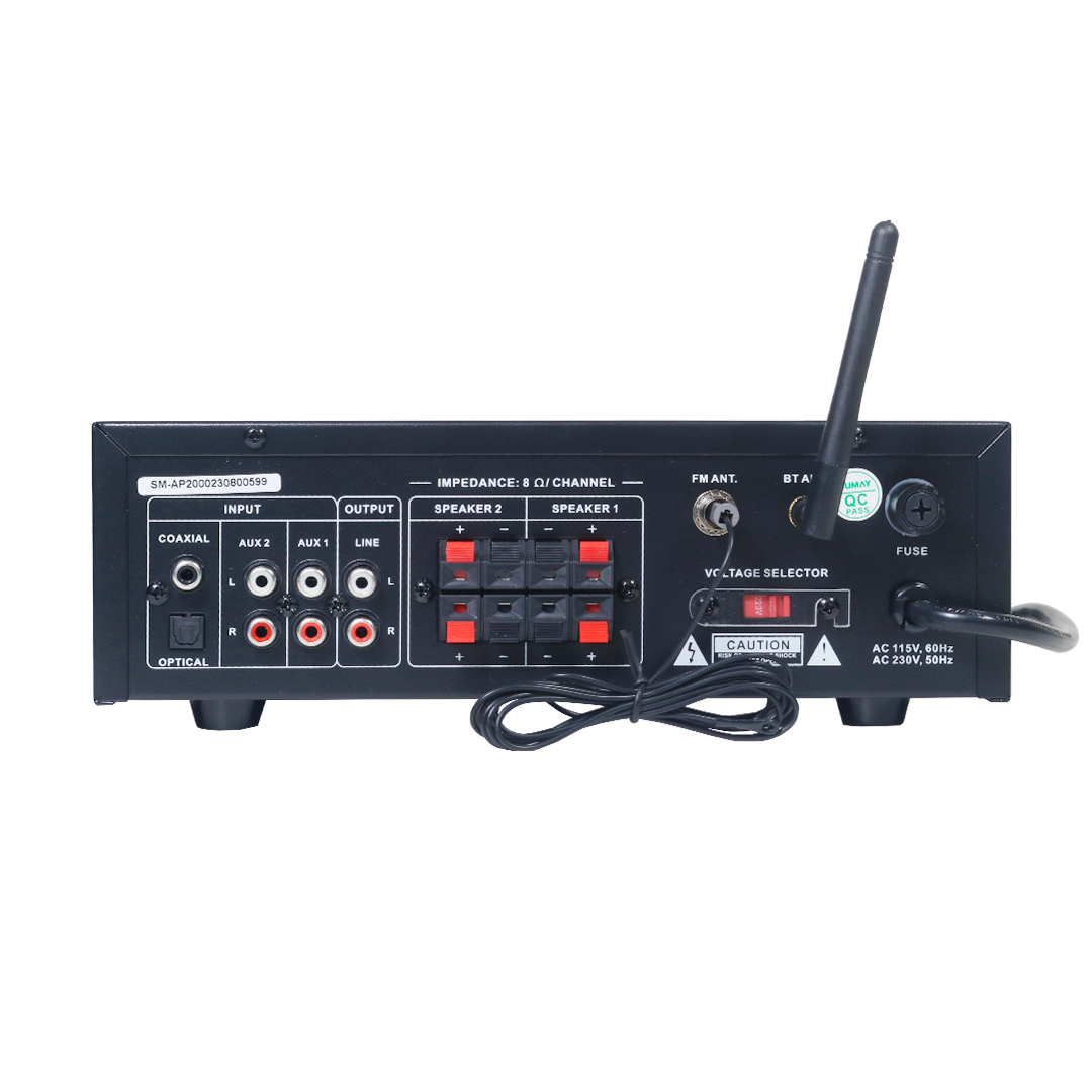 Amplificador de Som Stereo 2 Canais - Sumay SM-AP2000 - ABC SUPORTES ...