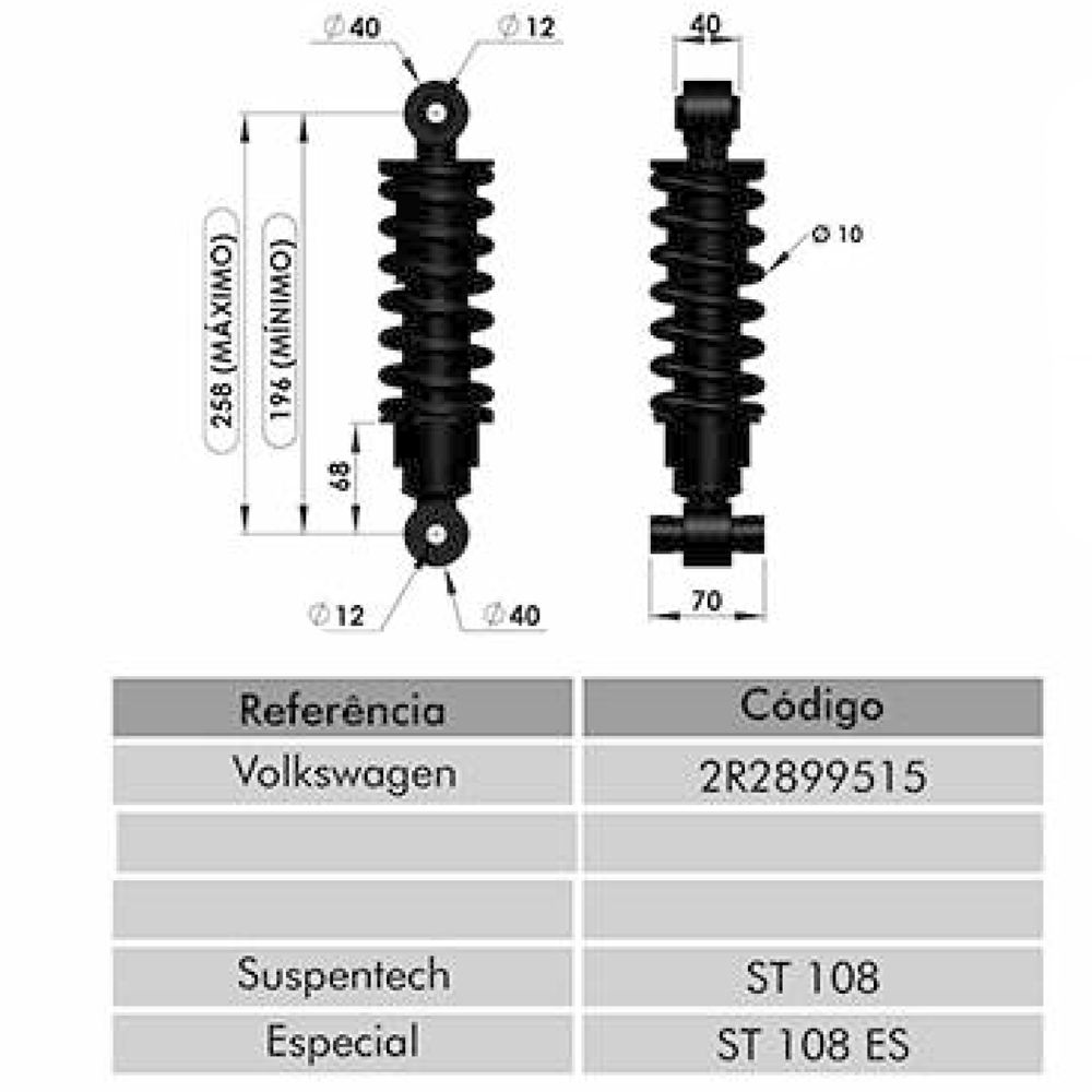 Conjunto Mola Helicoidal Cabine Volvo FH 97 98 99 Traseiro - Uouu