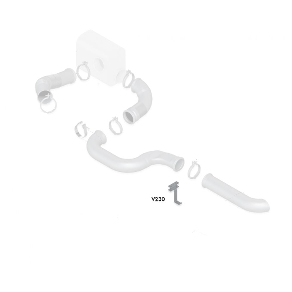 Suporte Fixação Volvo Fh 2021 2022 Tubo Saída Catalisador Le - Uouu