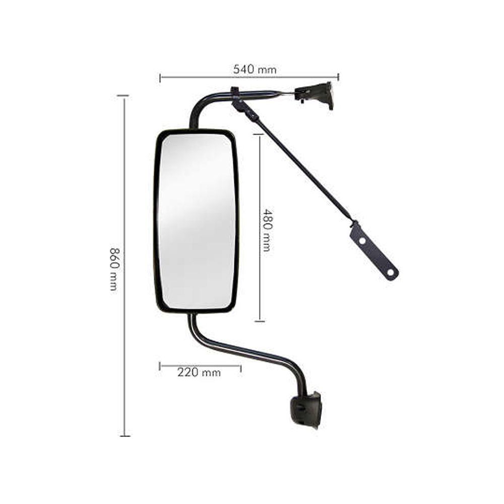 Espelho Retrovisor Vw Constellation 2014 2015 Le Convexo - Uouu