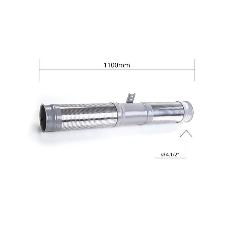 Tubo Flexível Scania 420 Original 1505749 1100mm Inóx - Uouu