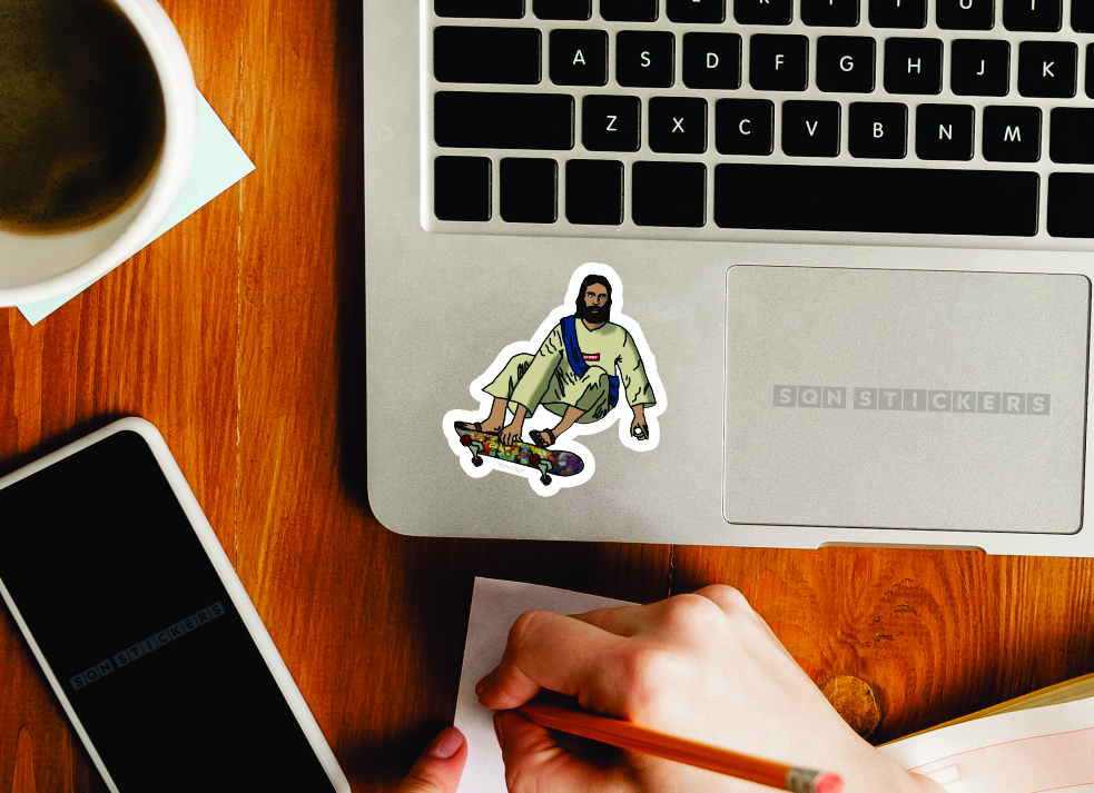 Jesus Skate - SQN Stickers - vendas online de materiais impressos