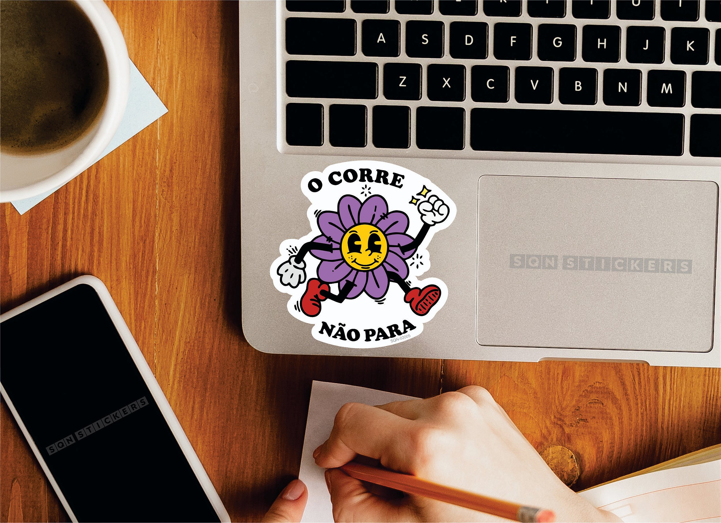 O Corre não para - SQN Stickers - vendas online de materiais impressos