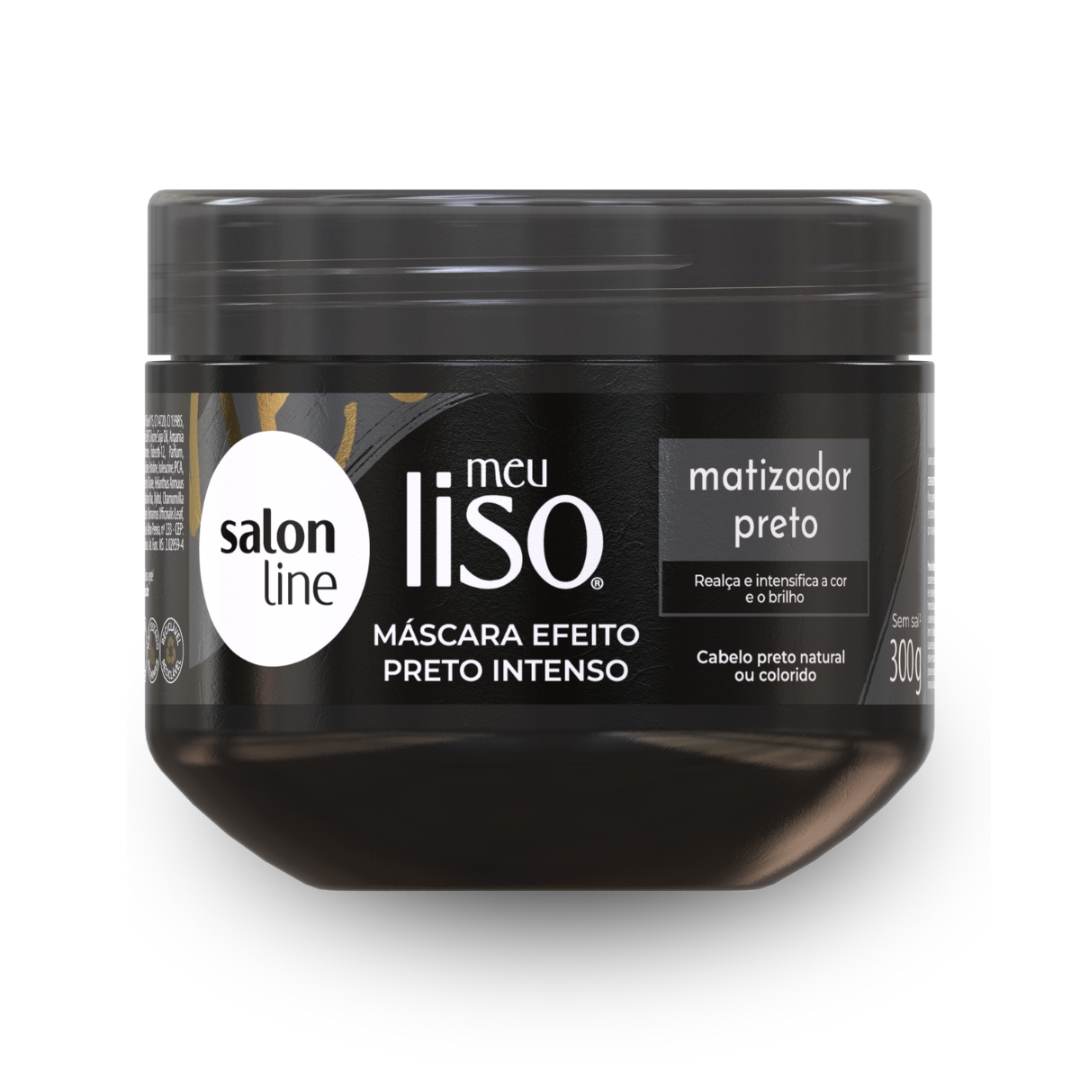 Máscara Matizadora Preto Intenso Brilho Salon Line 300g - Arte Sedução ...