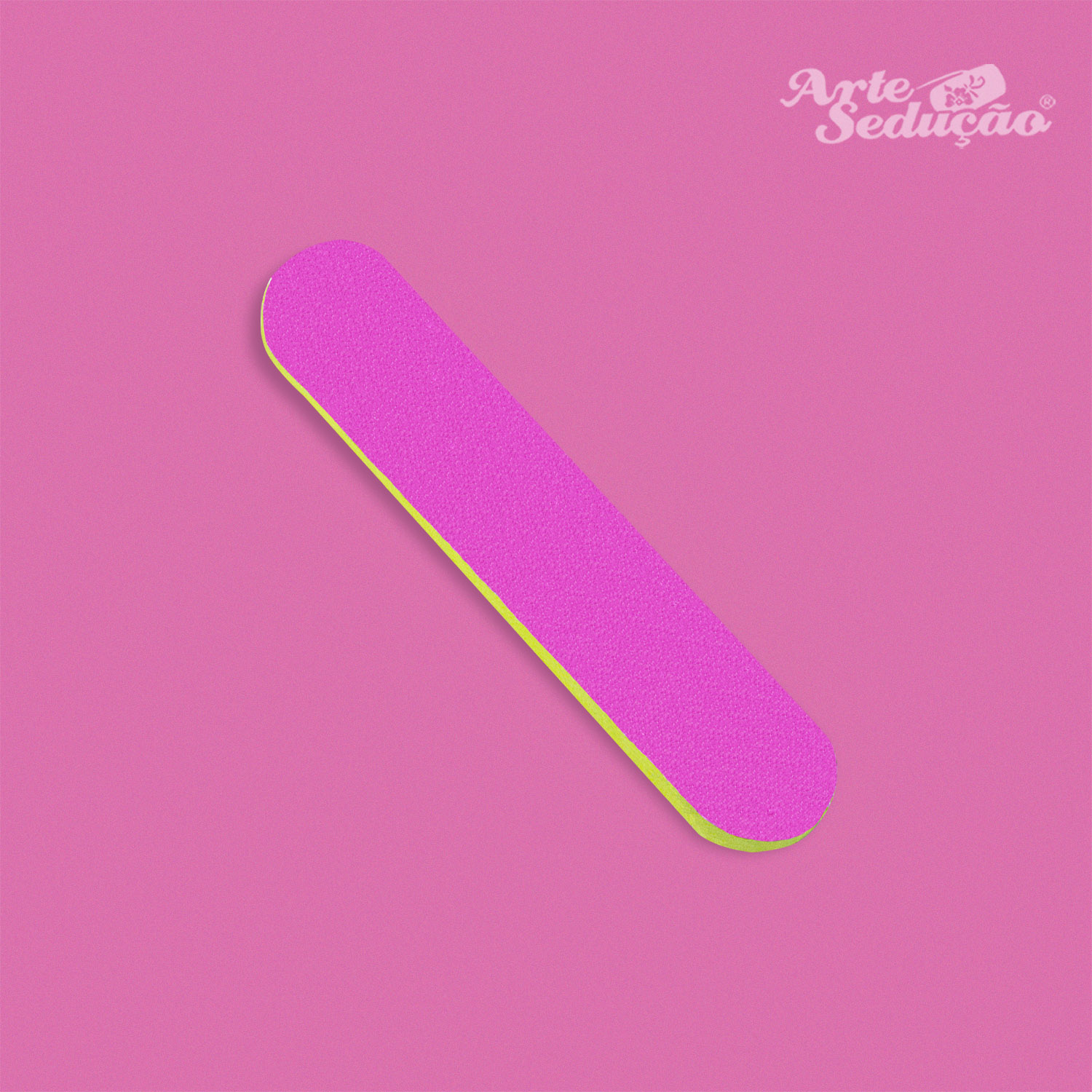 Kit 100 Mini Lixa Descartável Manicure Rosa Dois Lados 6,5cm - Arte ...