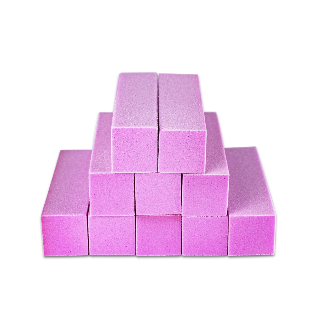 Kit 10 Lixa Bloco Rosa Polidora Fecha Poros Polir Unhas - Arte Sedução ...