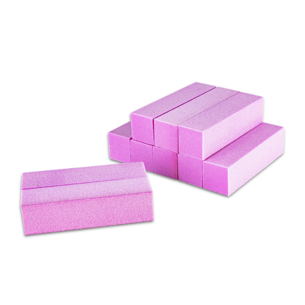 Kit 20 Lixa Bloco Rosa Polidora Fecha Poros Polir Unhas - Arte Sedução ...