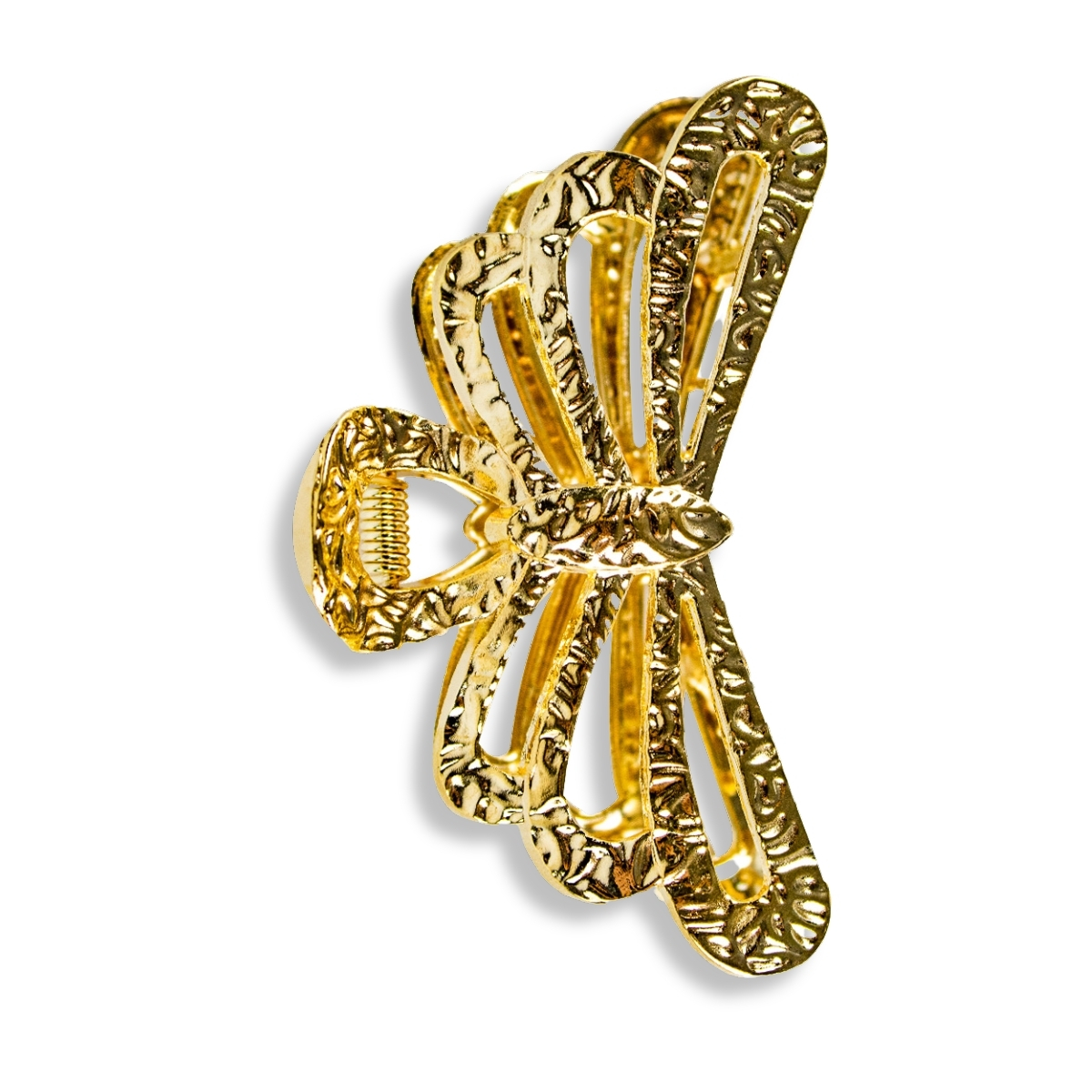 Kit 2 Presilha Prendedor Cabelo Libélula Asas Dourada Metal - Arte ...