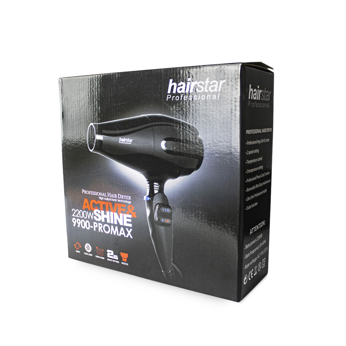Secador Cabelo 2200W Hairstar 9900-Promax Íon Sem Frizz 220v - Arte ...