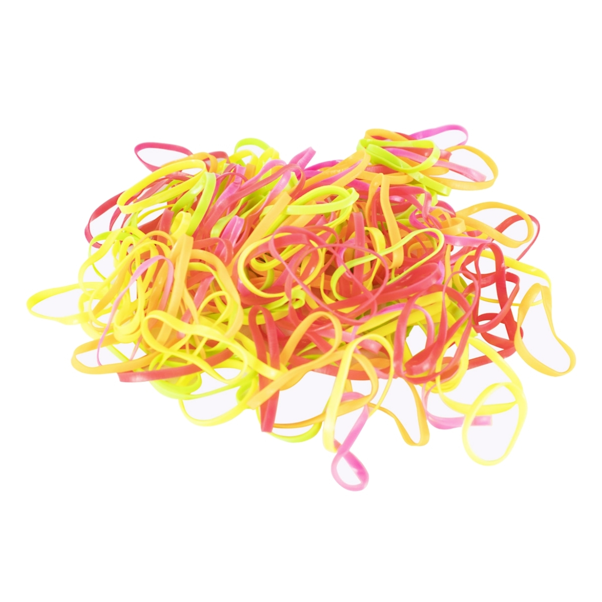 Kit 3 Potes Mini Elásticos de Silicone Colorido 450 Unidades - Arte ...
