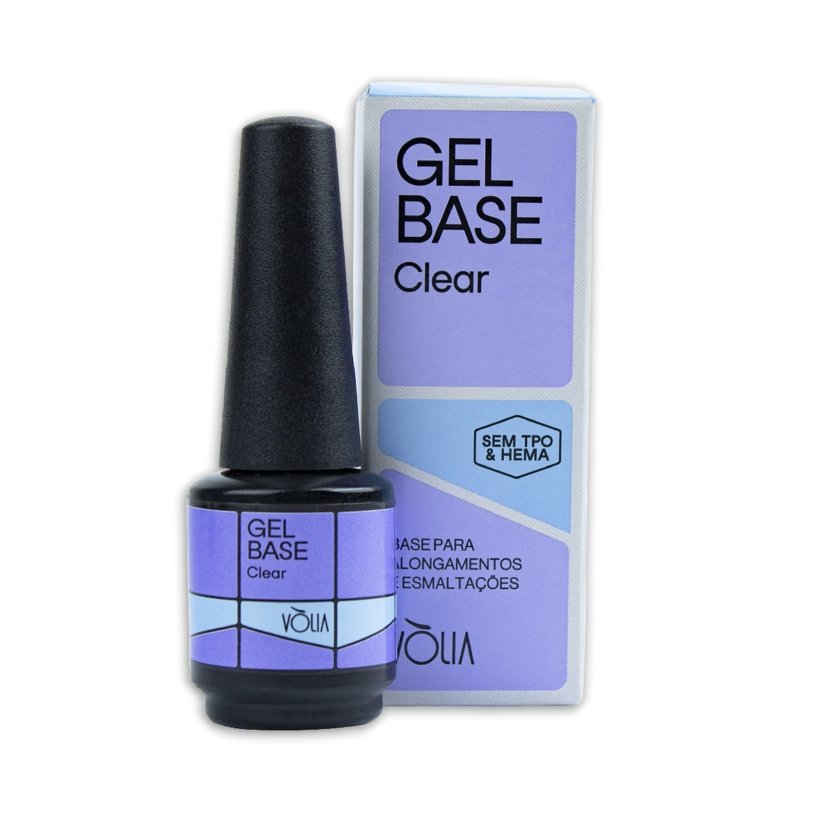 Kit Gel Base Clear 9g + Sachê 12g LED/UV, Vòlia Sem TPO HEMA - Arte ...