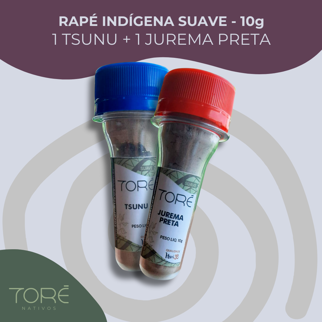 Kit 2 Rapés Indígenas - Suave - Toré Nativos - Toré Produtos Nativos