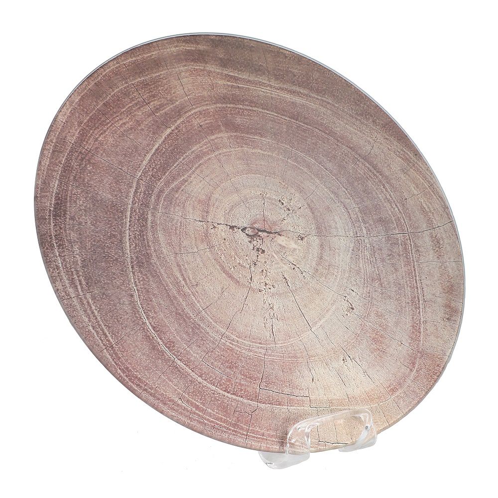 TABUA TREE REDONDA EM VIDRO D35CM - e-utilities.com