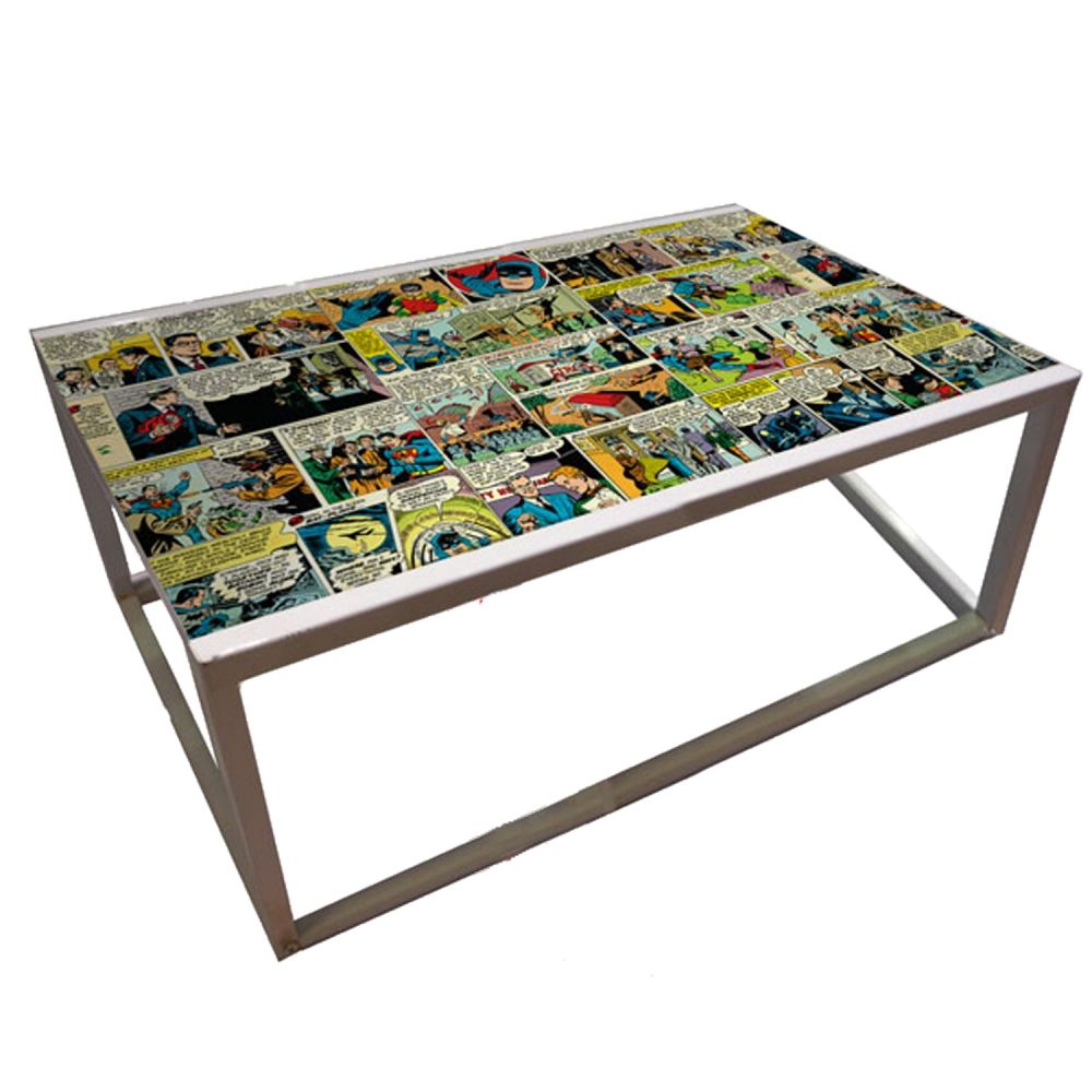 MESA DE CENTRO DC QUADRINHOS 126 X 66 X 10,5 CM - e-utilities.com