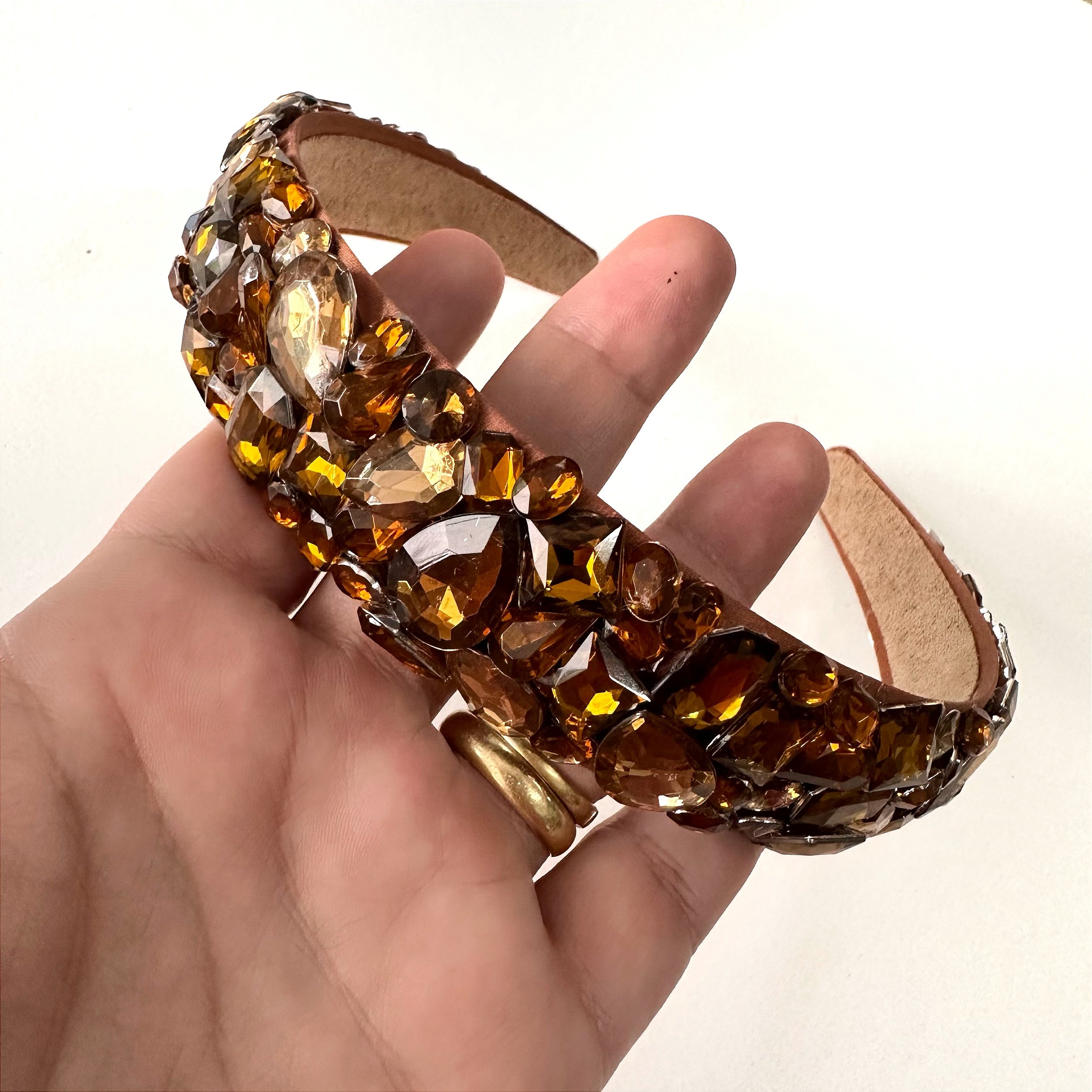 Kit tiara larga Mel - Reino da Pedraria