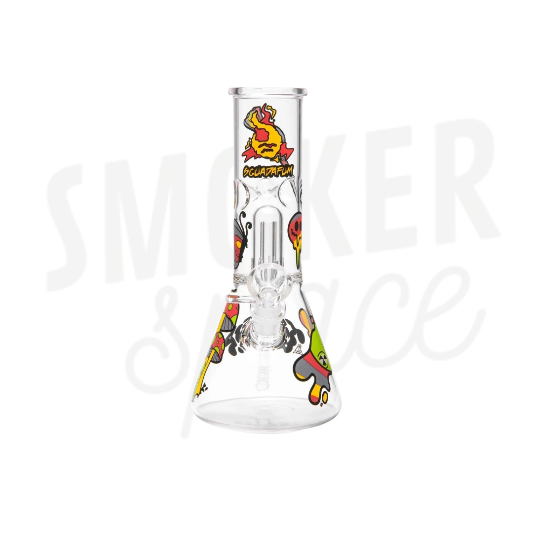 Bong - Glass Ice Bong Percolator (Trip) - Squadafum - SMOKER SPACE